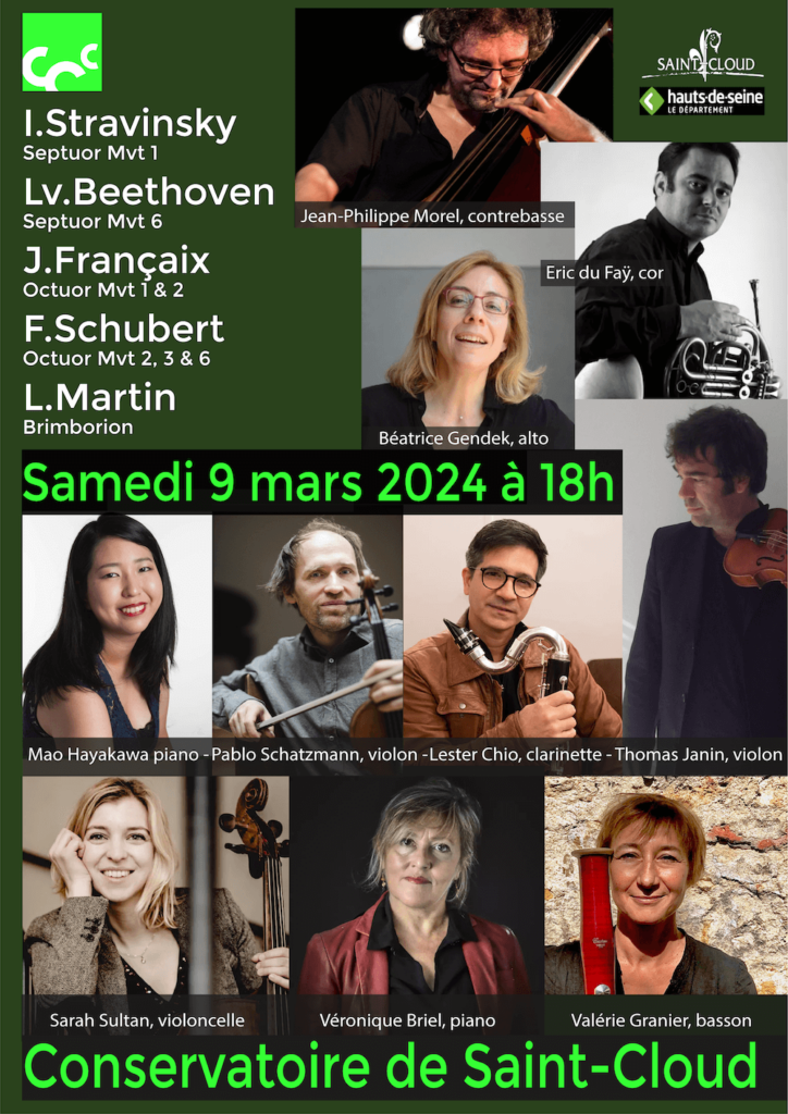 CONCERTS – ARCHIVES - Conservatoire de Saint-Cloud